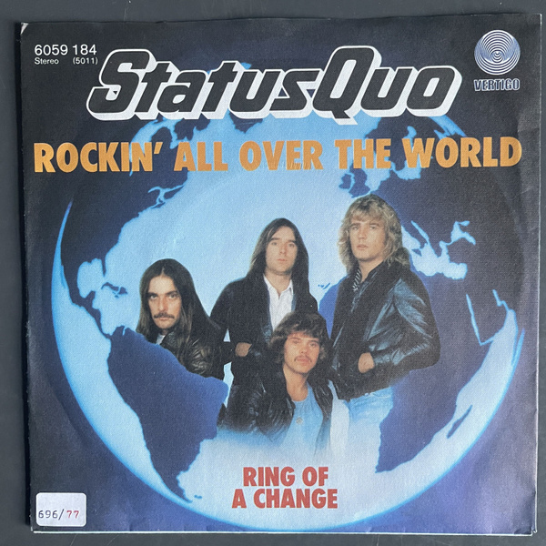 Status Quo. Rockin' All Over The World (NM) ПЕРВОПРЕСС! 1977 Сингл ...