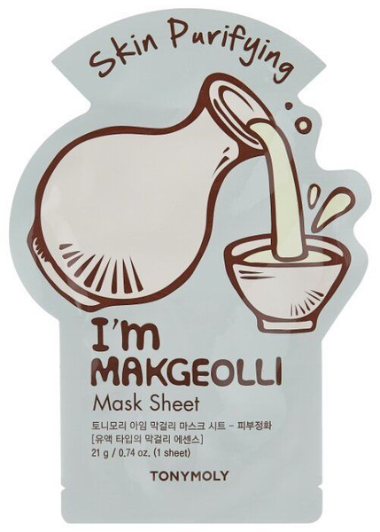 Tonymoly Маска Очищающая Тканевая с экстрактом макколи, 21г - купить с ...