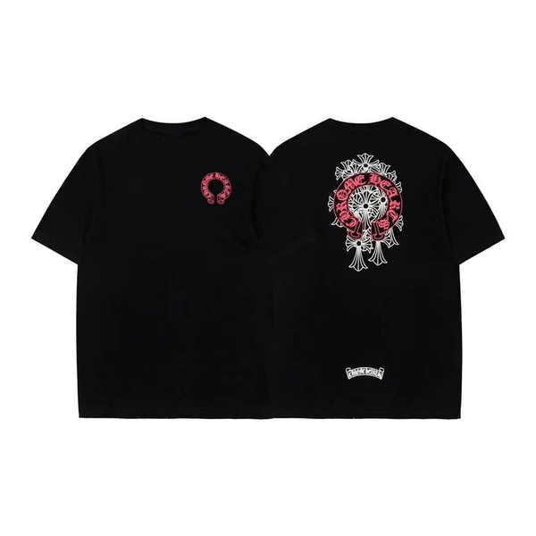 Футболка Chrome Hearts, размер 42, цвет черный, 棉花 - купить по выгодной ...
