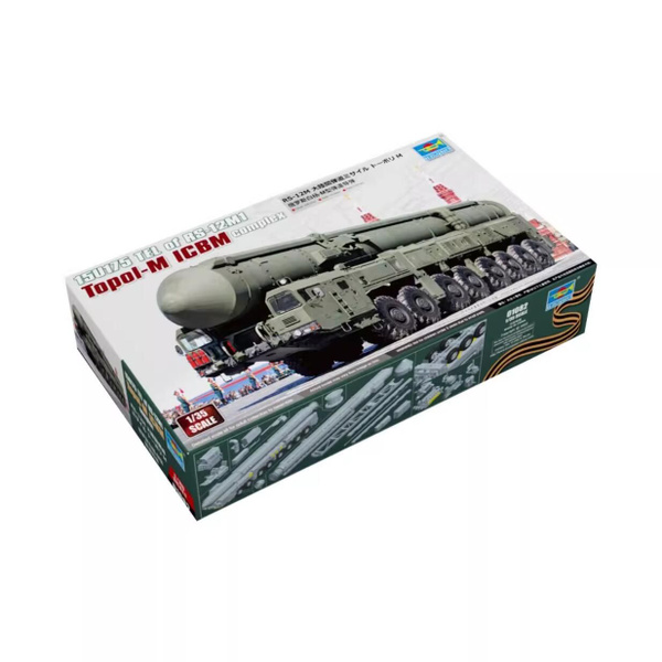 Trumpeter 01082 1/35 15U175 TEL OF RS-12M Topol-M Plastic model kit ...