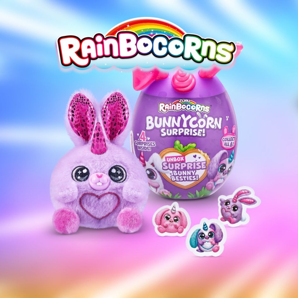 Игрушка ZURU Rainbocorns Bunnycorn Surprise яйцо зуру кролик банникорн ...