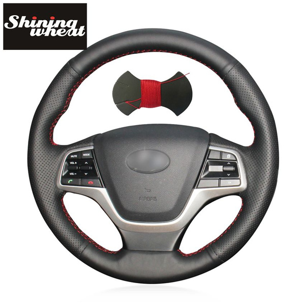 Оплетка на руль Hyundai Solaris II / Хендай Солярис 2 (2017-н.в ...