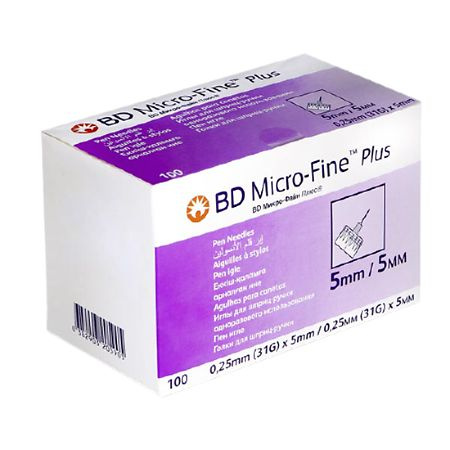 Игла д/шприц-ручки Bd Micro-fine Plus 31g N100 - купить с доставкой по ...