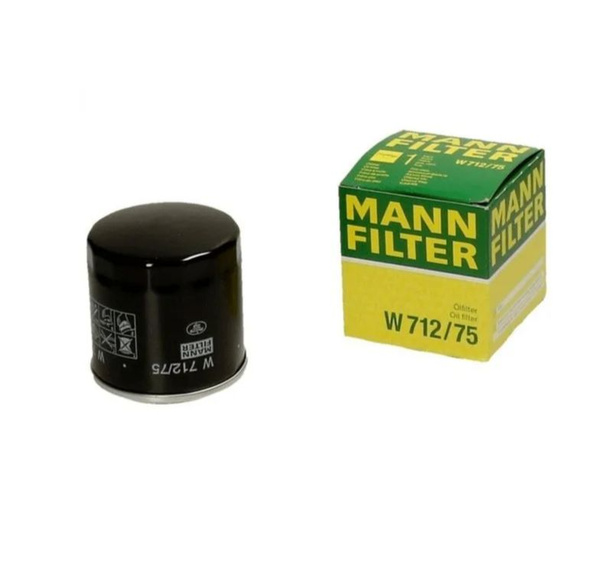 MANN FILTER W 712/75 Фильтр масляный Daewoo Nexia Chevrolet Cruze Lacetti Aveo Opel Astra 1.5-1. ...