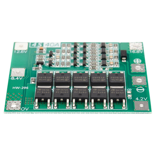 4S 40A Литий-ионная литиевая батарея 18650 Зарядное устройство Pcb Bms ...