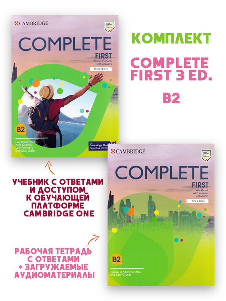 Complete First 3 Ed. B2. Student's Book with Answers + Cambridge One ...