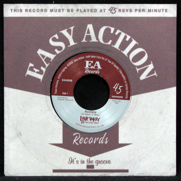 LP Link Wray And His Ray Men - Rumble - Raw-Hide (single) (винил ...