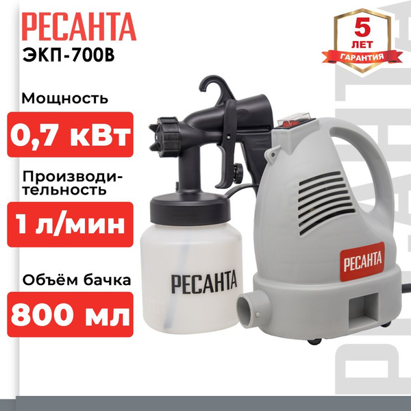 Электрический краскопульт Ресанта ЭКП купить по выгодной цене в ...