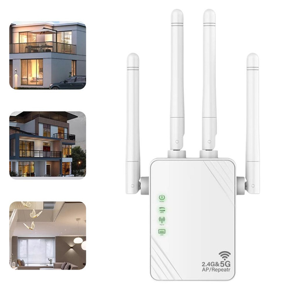 Беспроводной Wi-Fi ретранслятор 1200 Мбит/с с портом LAN/WAN - купить с ...