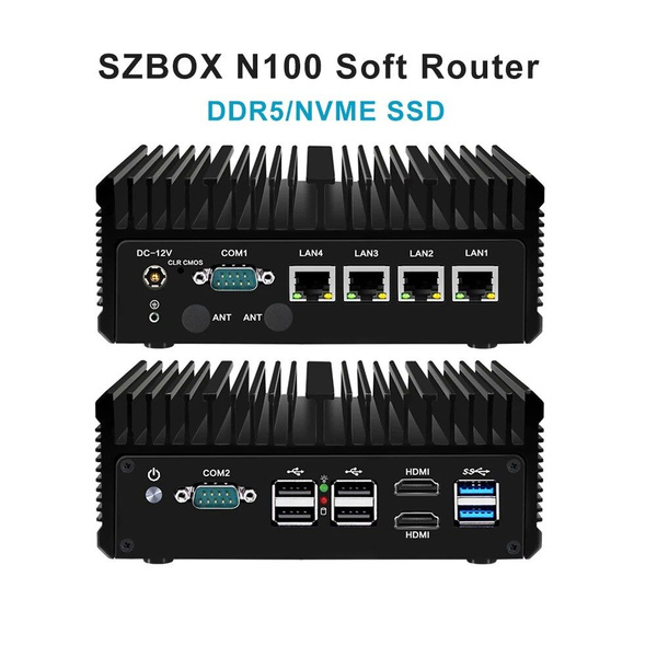 Роутер SZBOX X100 N100 （8ГБ+128ГБ）, черный матовый купить по низкой ...
