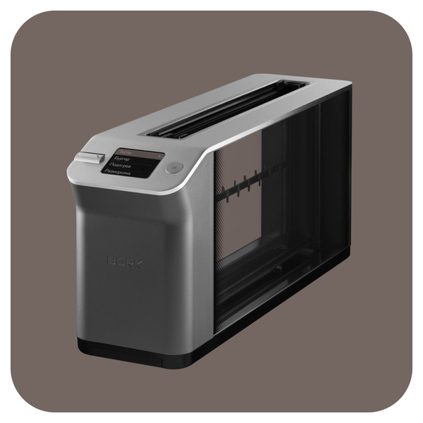 Тостер BORK T782, серебристый купить по выгодной цене в интернет-магазине OZON (1363411321)