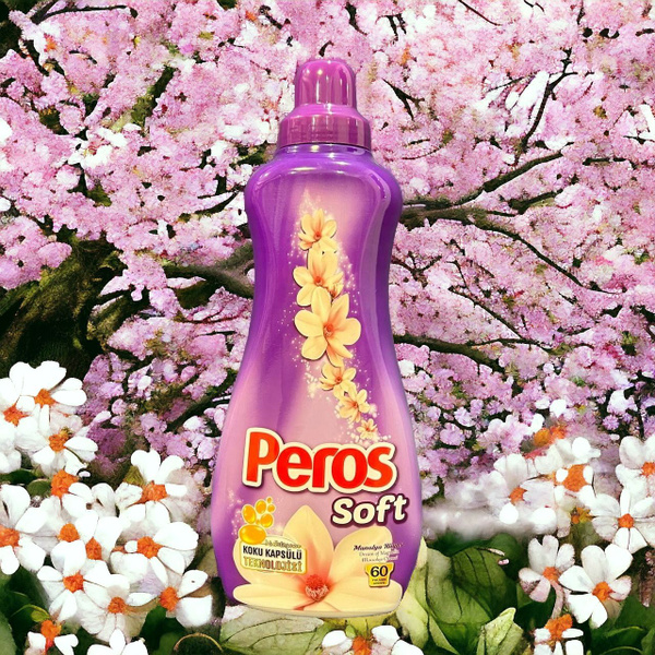 Кондиционер-ополаскиватель для стирки белья 1440мл PEROS Сонная ...