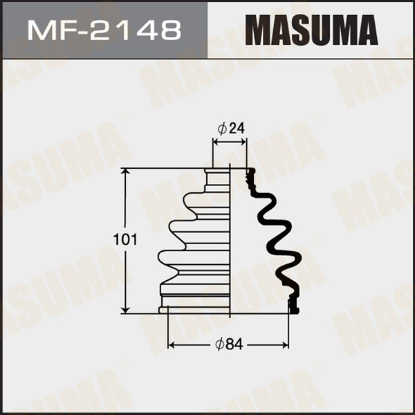 Пыльник ШРУС 84 x 101 x 24 Masuma MF2148 (1 шт) - Masuma арт. MF2148 ...