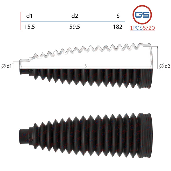 Пыльник рулевой рейки Toyota Corolla E150 2006-, Toyota Auris 2006 ...