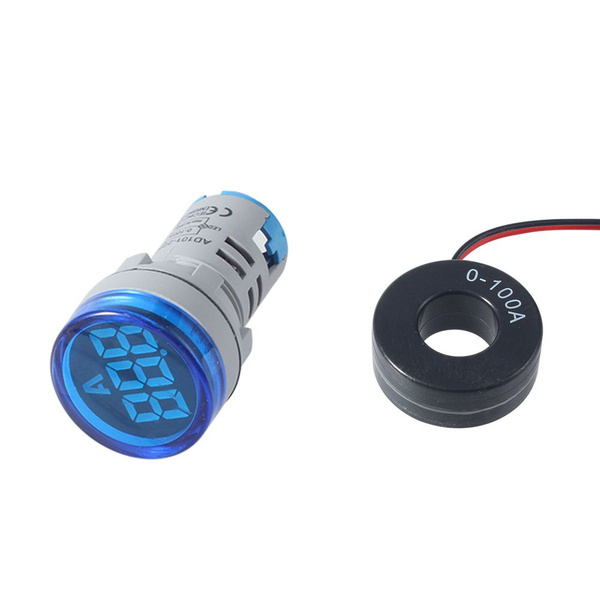 Счетчик электроэнергии ceshi1---10-----XX-Ammeter-Blue купить по ...