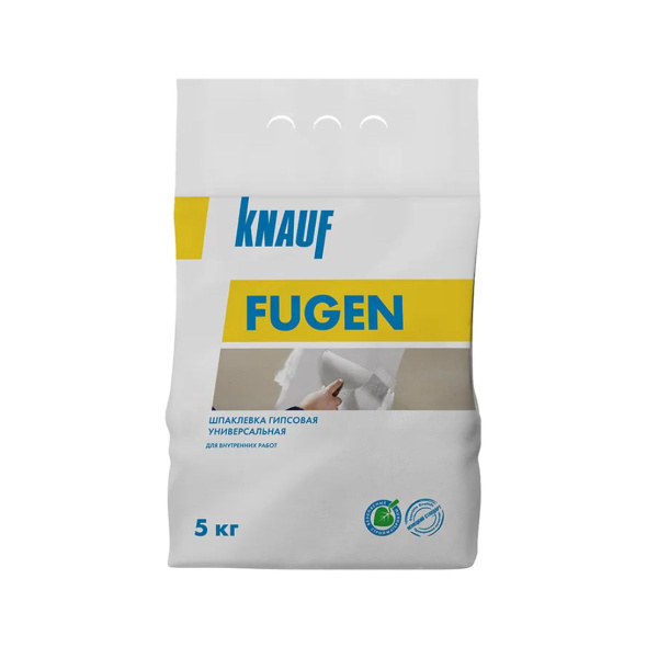 Шпатлевка КНАУФ Фуген, KNAUF гипсовая универсальная Fugen 5 кг купить ...