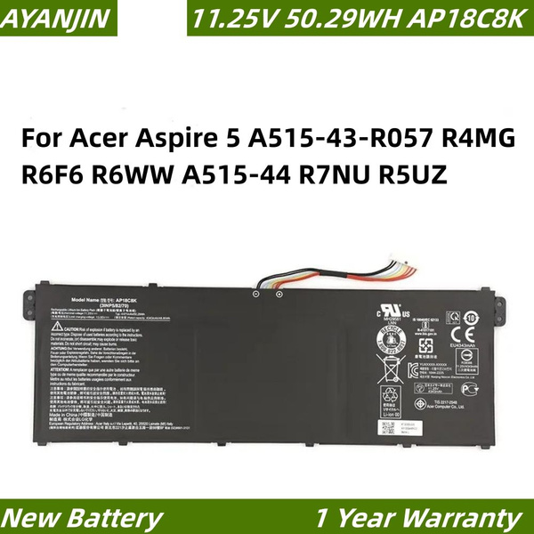 AP18C8K AP18C4K 11,25 В 4471 мАч Аккумулятор для ноутбука Acer Aspire 5 ...
