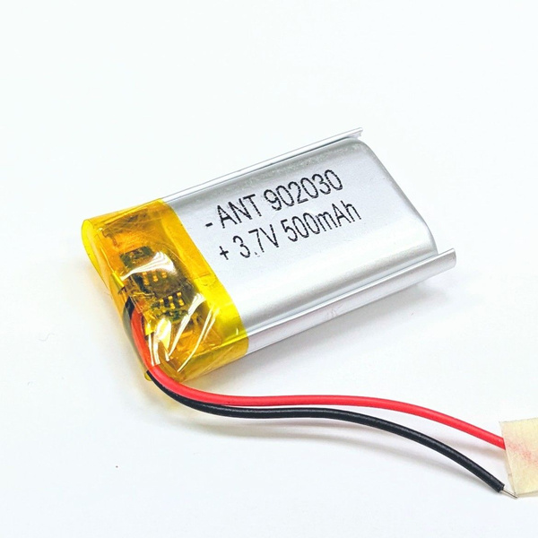 Аккумулятор Li-Pol 902030 (батарея) 9*20*30мм 2pin 3.7V/500mAh - купить ...
