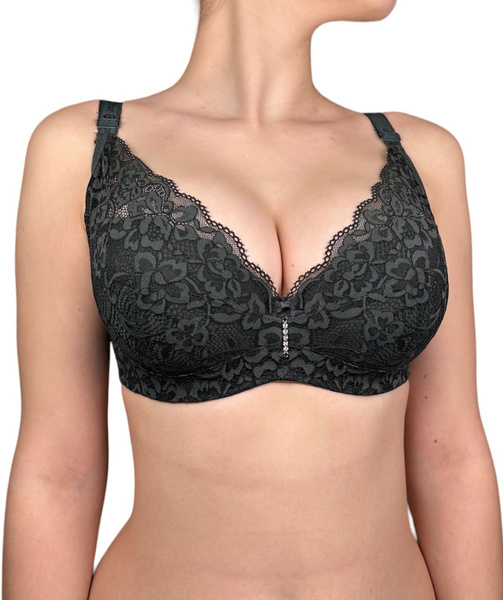 Бюстгальтер Женский VE.NU.S классическая чашка, размер 90E темно-зеленый Полиамид, Эластан ...