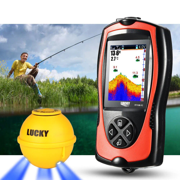 Эхолот Для Рыбалки С Лодки Lucky FF1108-CWLA Беспроводной - купить с ...
