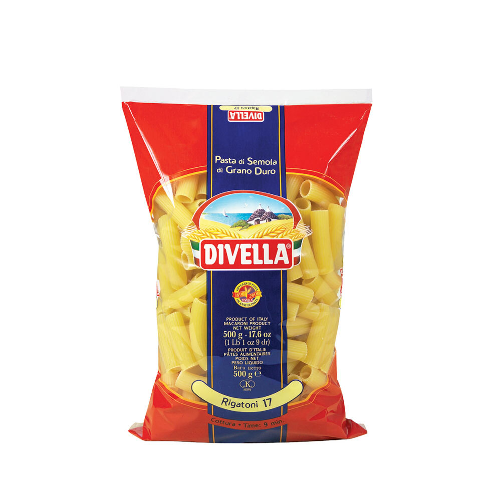 Макароны (паста) Divella/Италия Ригатони 500гр. - купить с доставкой по ...