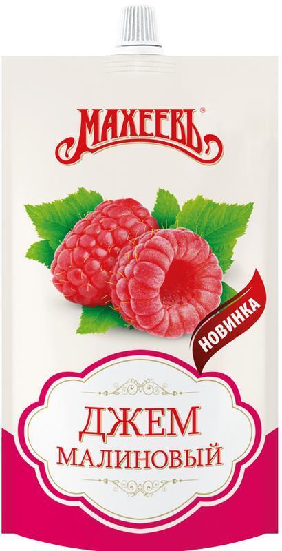 Махеевъ Джем Малиновый 300г х16шт дой-пак — купить в интернет-магазине ...