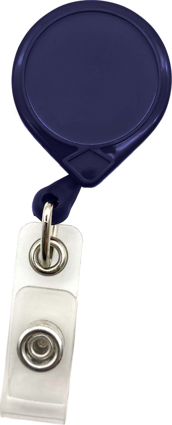 Ретрактор на клипсе с держателем бейджа MINI-BAK, синий — купить в ...