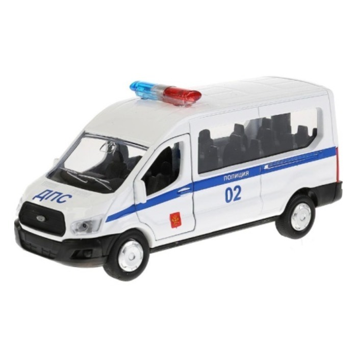 Игрушка инерционная металлическая Машина Ford Transit полиция — купить ...