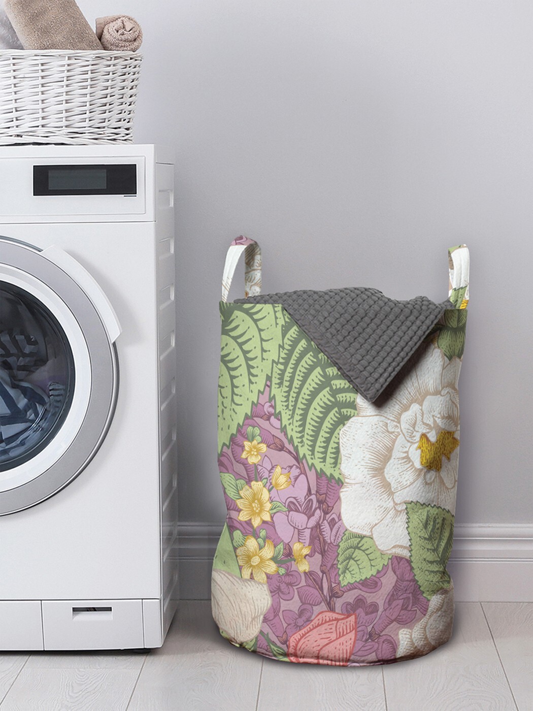 Корзина для белья, Бак для белья JoyArty, 45 л, Войлок, Полиэстер, розовый купить по выгодной ...