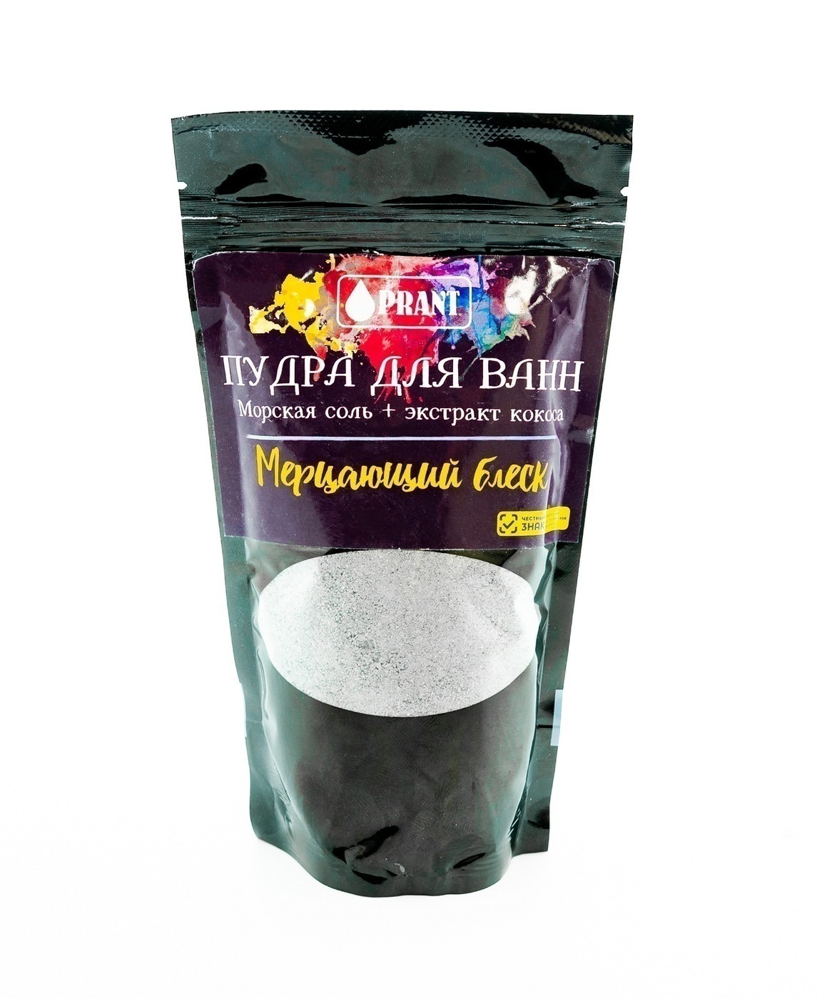 Характеристики Prant Морская соль, 3Д пудра для ванн, блестящая вода ...