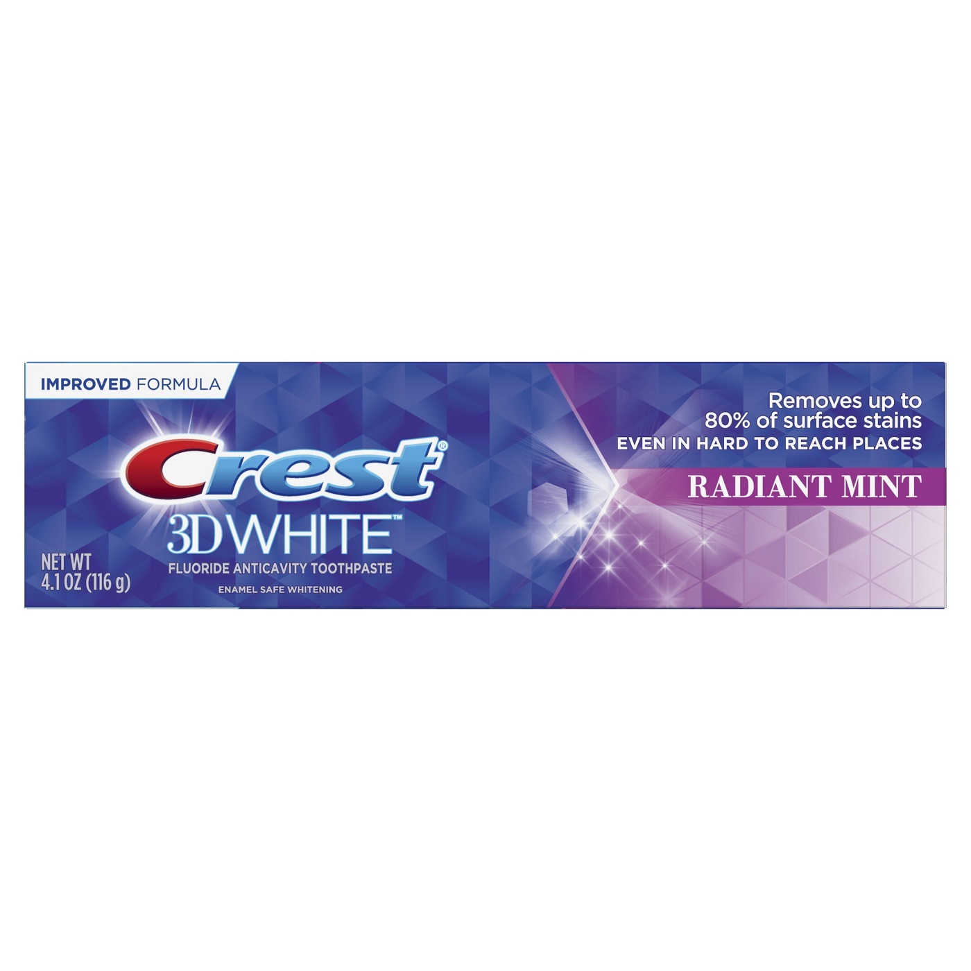 Характеристики Зубная паста Crest 3D White Radiant mint, подробное ...