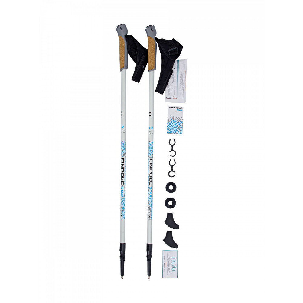 Палки для скандинавской ходьбы Finpole STAR B, white — купить в ...