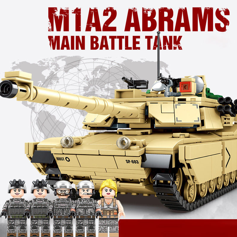 Конструктор Тяжелый танк M1 Абрамс / конструктор военный танк ...