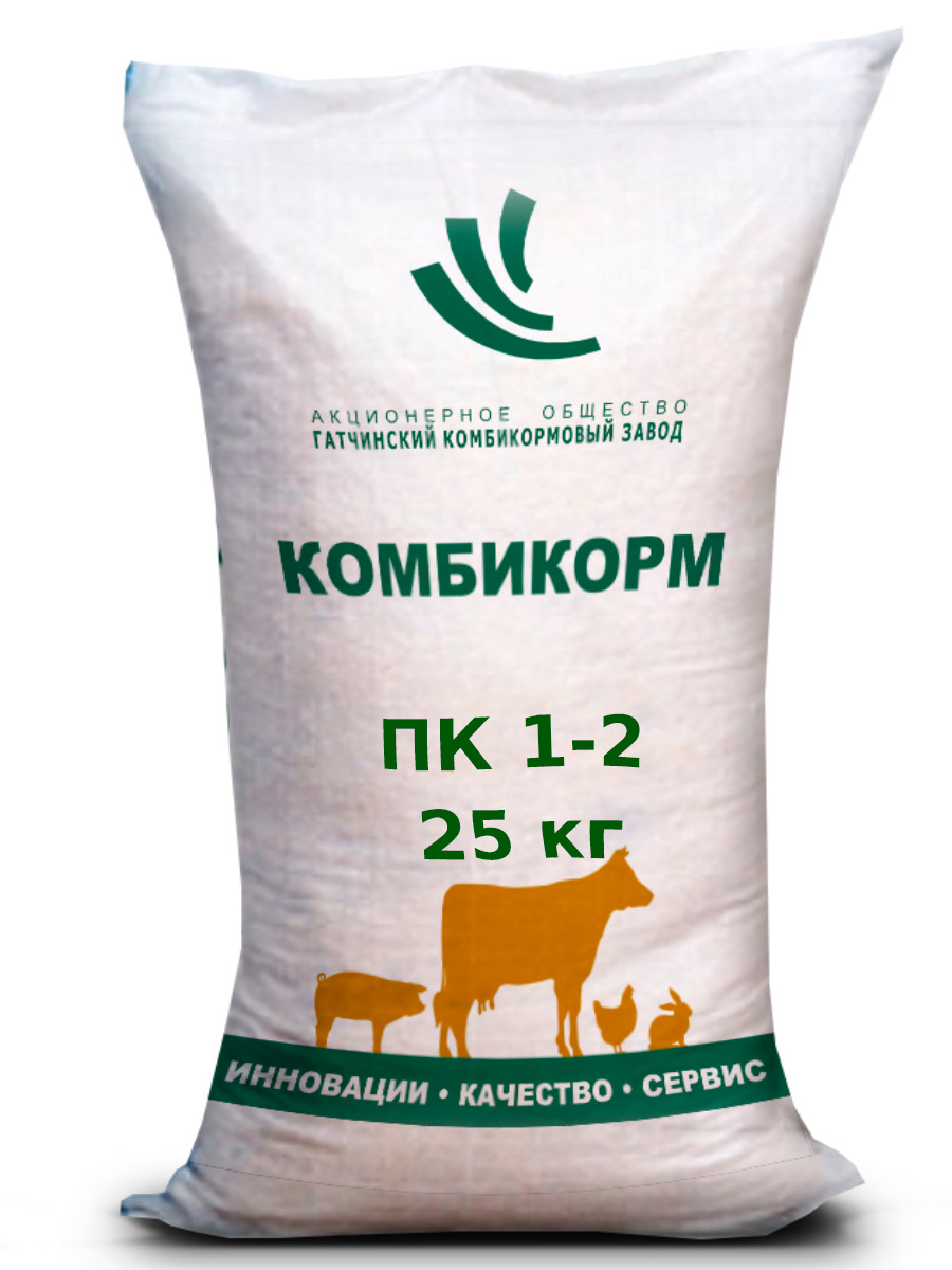 Комбикорм ПК-1-2 полнорационный для кур-несушек в возрасте 48 недель и ...