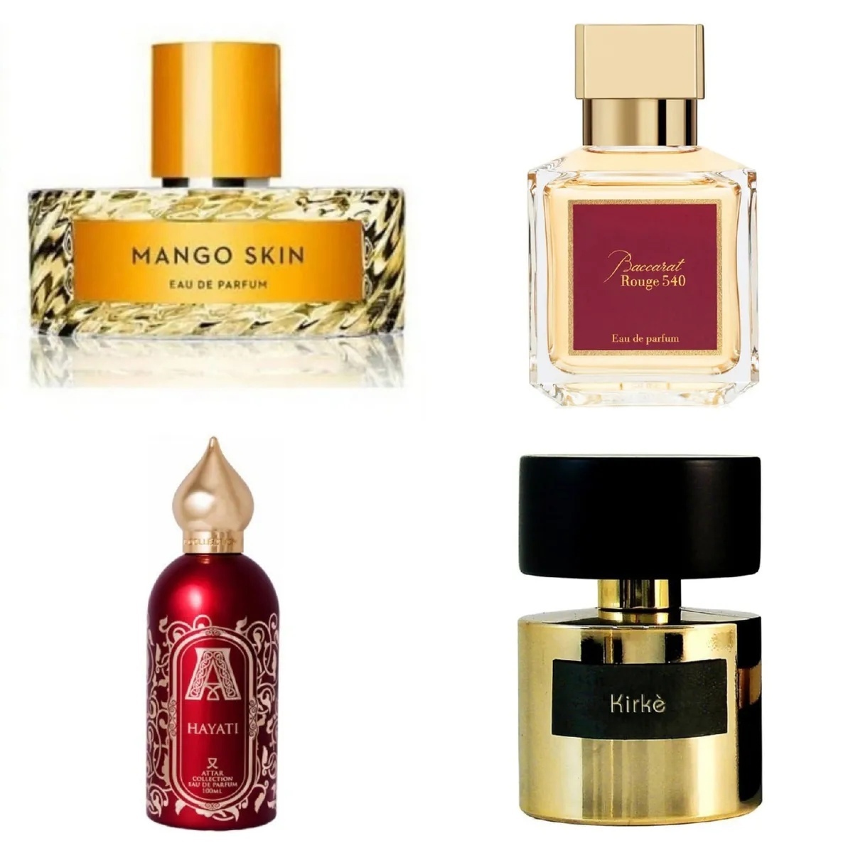 Парфюмерный набор: Mango Skin, Rouge 540, Hayati, Kirke (Общий объём 12 мл) — купить в интернет ...