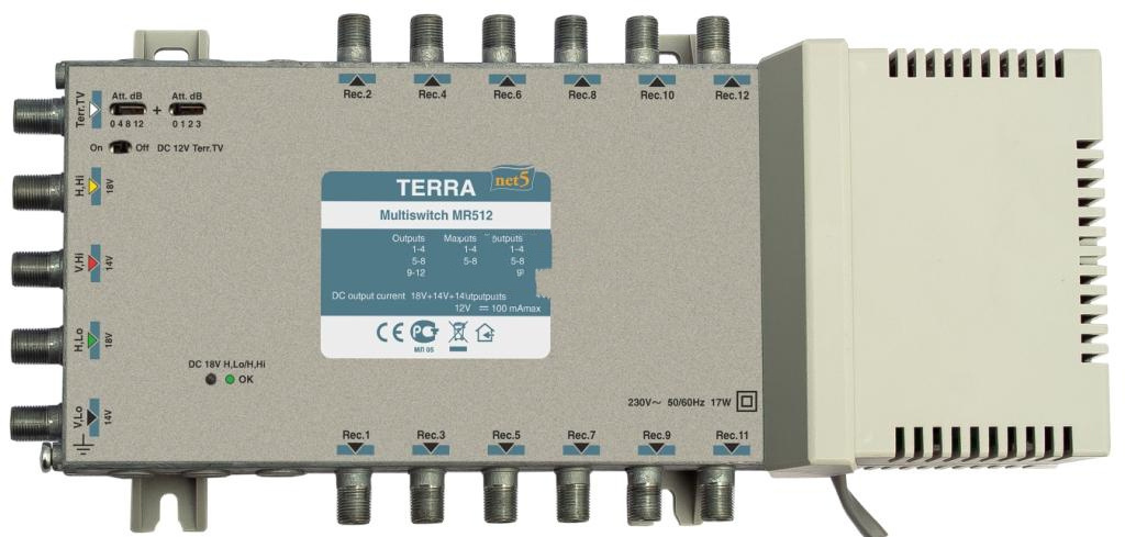 Мультисвитч Terra MR512 — купить в интернет-магазине OZON с быстрой ...