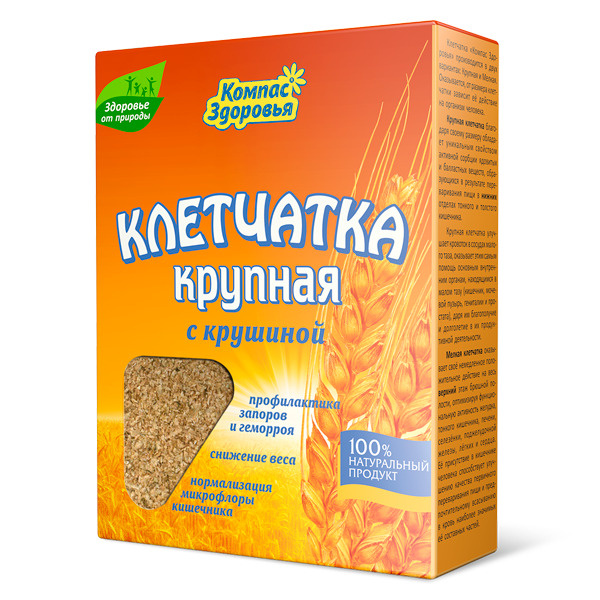 Клетчатка крупная, Компас Здоровья 150 гр. - купить с доставкой по ...