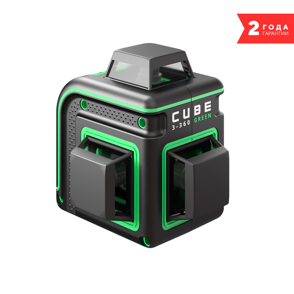 Купить Лазерный уровень ADA Cube 3-360 GREEN Basic Edition по низкой цене в интернет-магазине ...