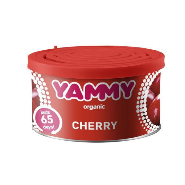 Ароматизатор с войлочным наполнителем YAMMY, Органик, баночка "Cherry ...