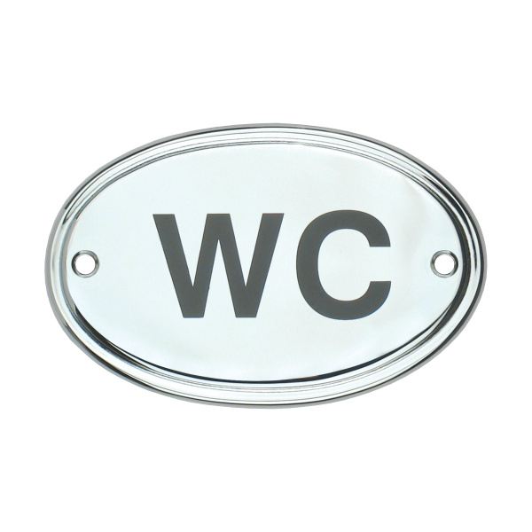 Табличка на дверь "WC" VALSAN Valsan VAL 008, 11,2 см, 7,2 см - купить ...