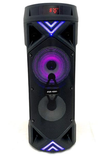 Характеристики Портативная большая колонка Bluetooth с микрофоном ZQS ...