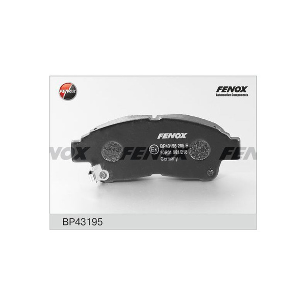 FENOX BP43195 Колодки тормозные передние TOYOTA Caldina II, Camry III ...