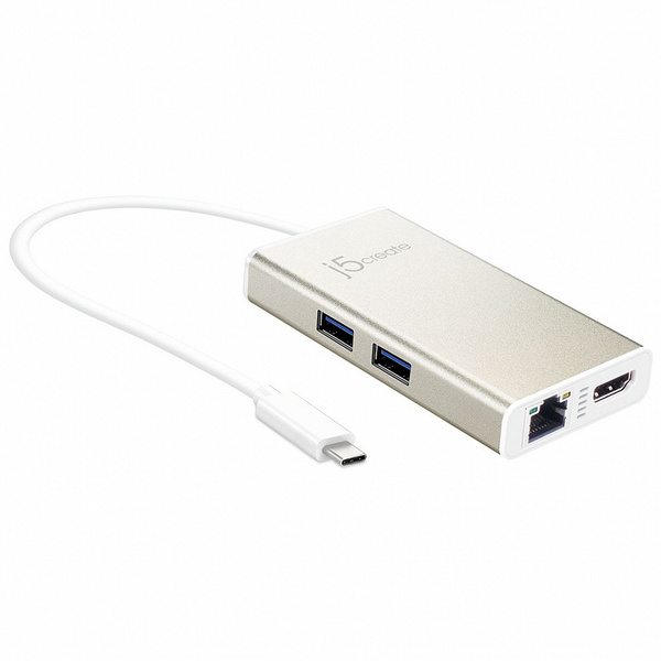 Мульти Хаб j5create USB-C Multi-Adapter - HDMI / Ethernet / USB HUB ...