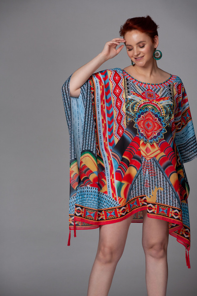 Пляжная туника AR LUKCA, Женский, Лето, размер 52, 50 — купить в ...