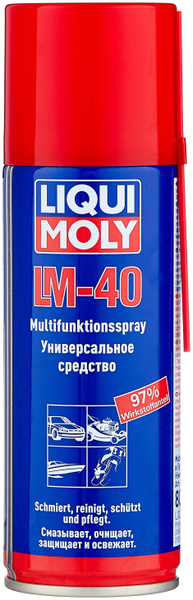Универсальная смазка Liqui Moly "LM 40 Multi-Funktions-Spray", 200 мл ...