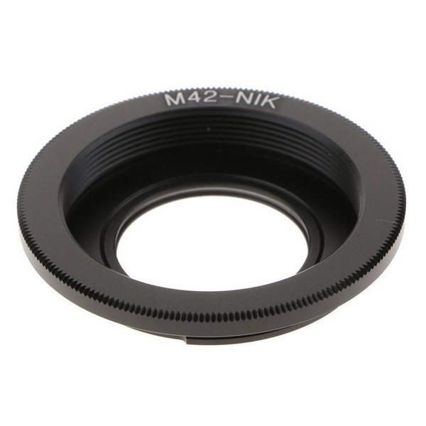 Переходник M42 на Nikon с линзой на бесконечность - купить с доставкой ...