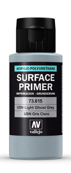 Краска Vallejo серии Surface Primer - USN Light Ghost Grey 60мл ...
