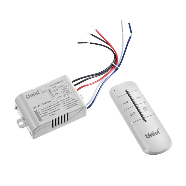 Uniel, Пульт управления светом UCH-P005-G2-1000W-30Ml, 2 канала х 1000 ...
