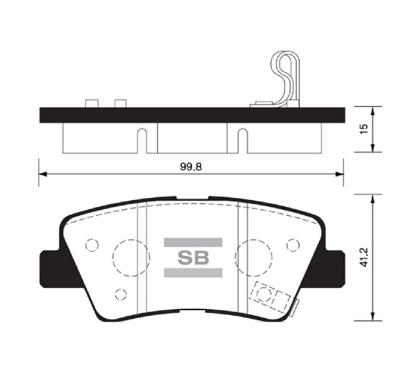 Колодки тормозные Sangsin Brake SP1239 Задние - купить по низким ценам ...
