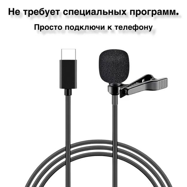Микрофон петличный Swagner type-c-petlichniy - купить по выгодной цене ...
